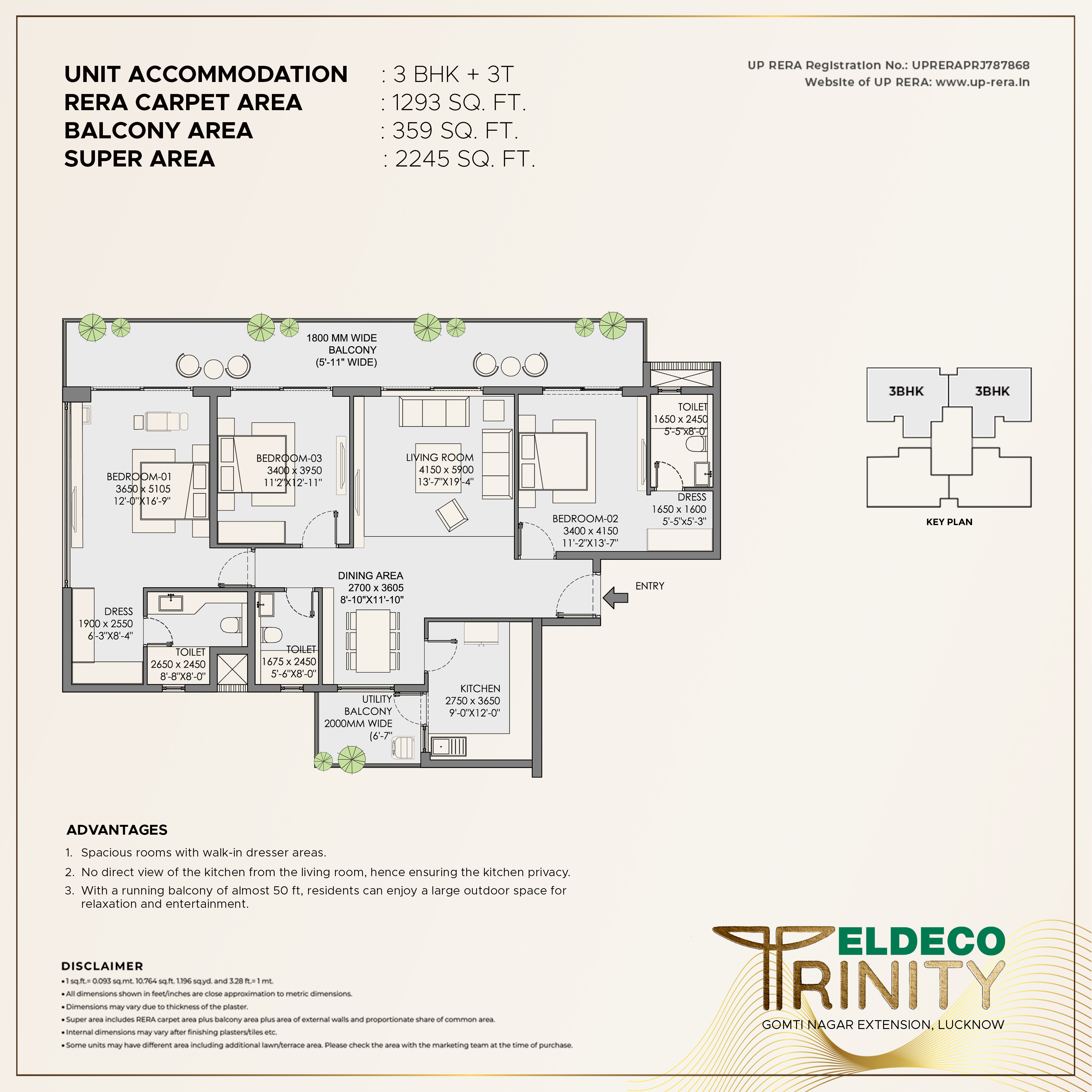 Eldeco Trinity | Luxury Apartments in Gomti Nagar Ext Lucknow